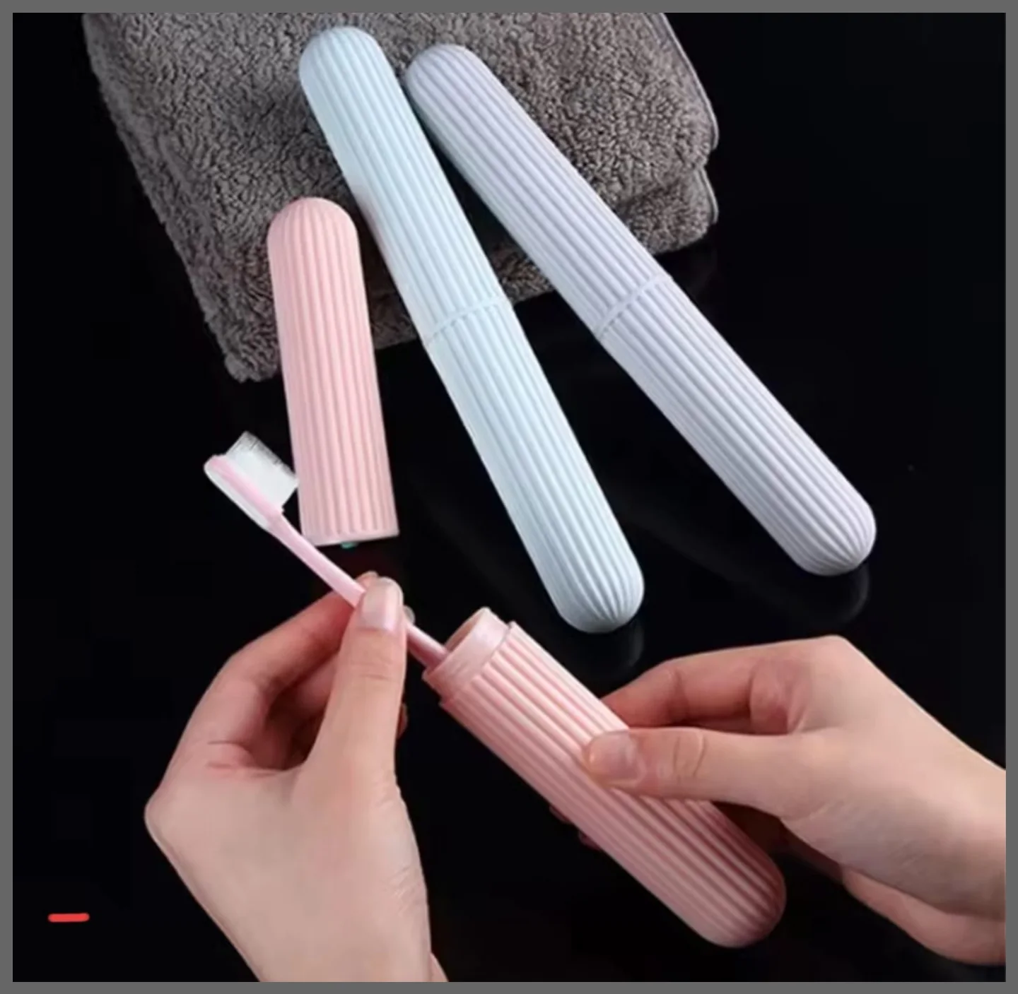 2pc Singular Travel Toothbrush Box Holder - Patamore.co.ke