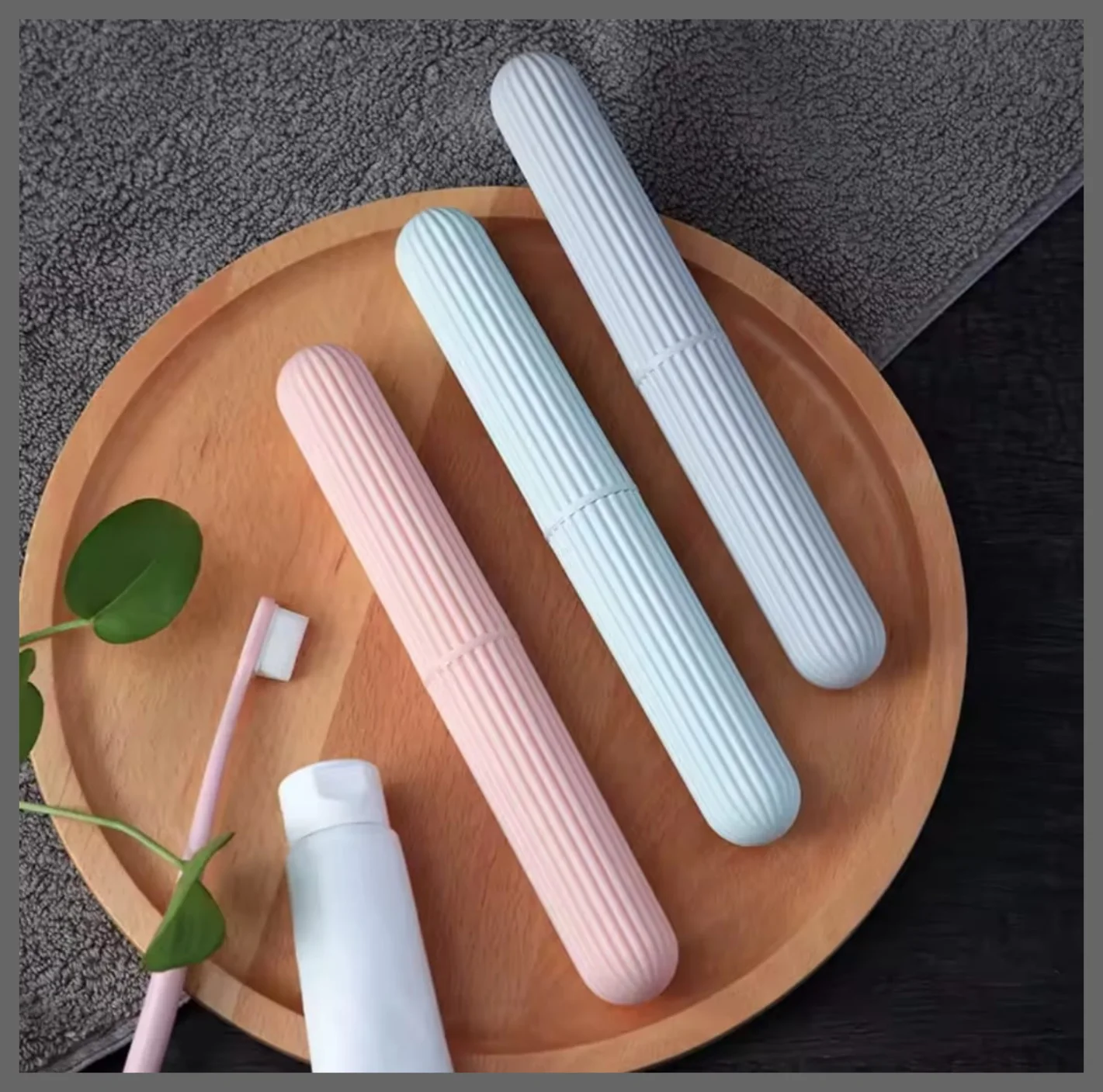 2pc Singular Travel Toothbrush Box Holder - Patamore.co.ke