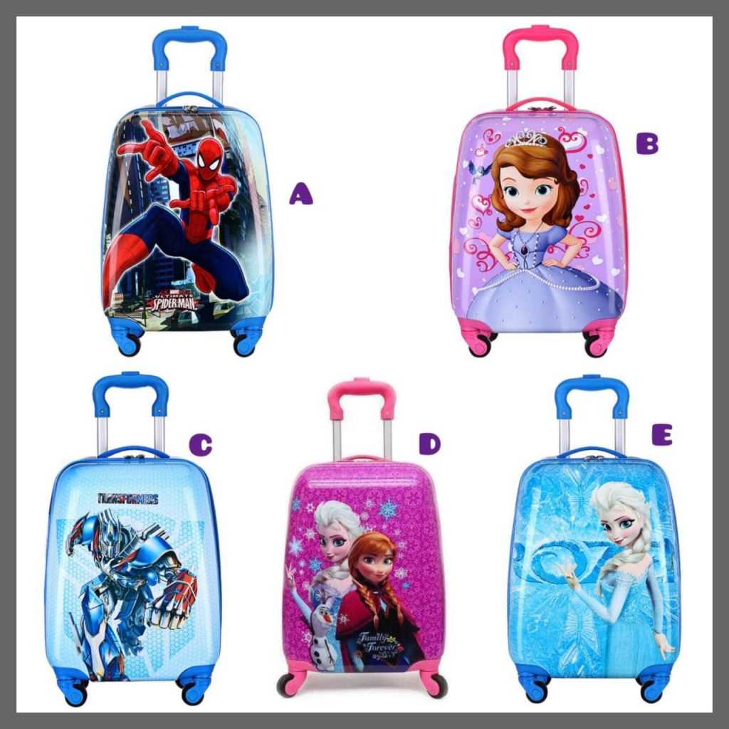 Cartoon themed kids trolley bag - Patamore.co.ke