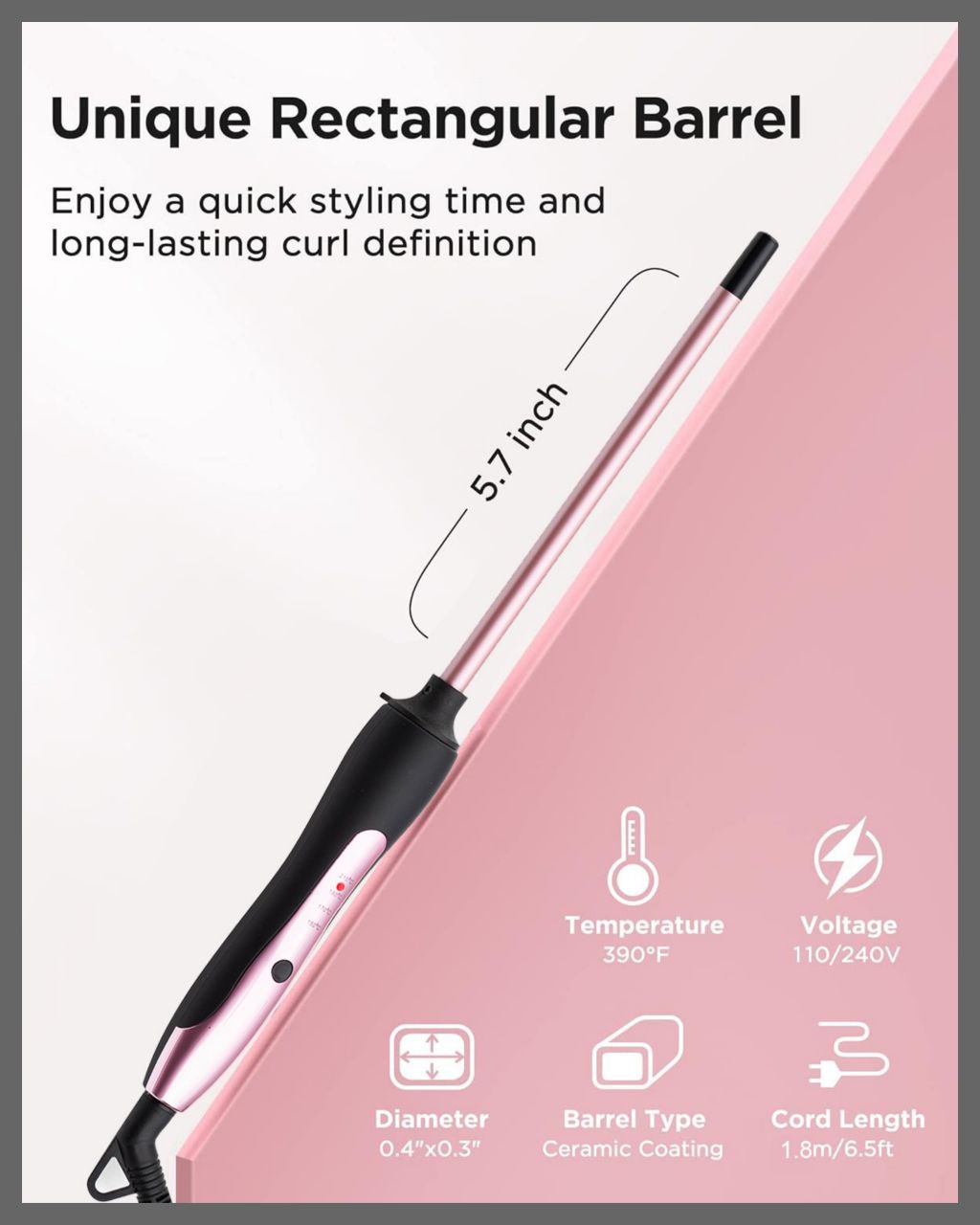 High Quality Electric Curler Ceramic Rod / Tong - Patamore.co.ke