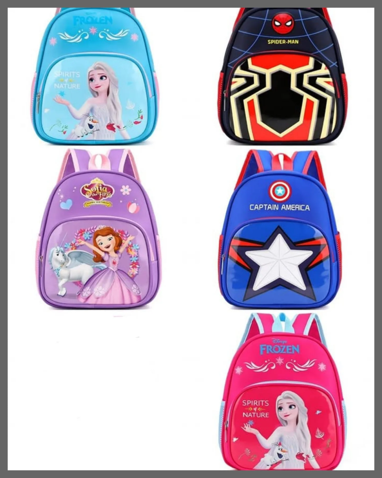 Cartoon Themed Kindergarten School Bag - Patamore.co.ke