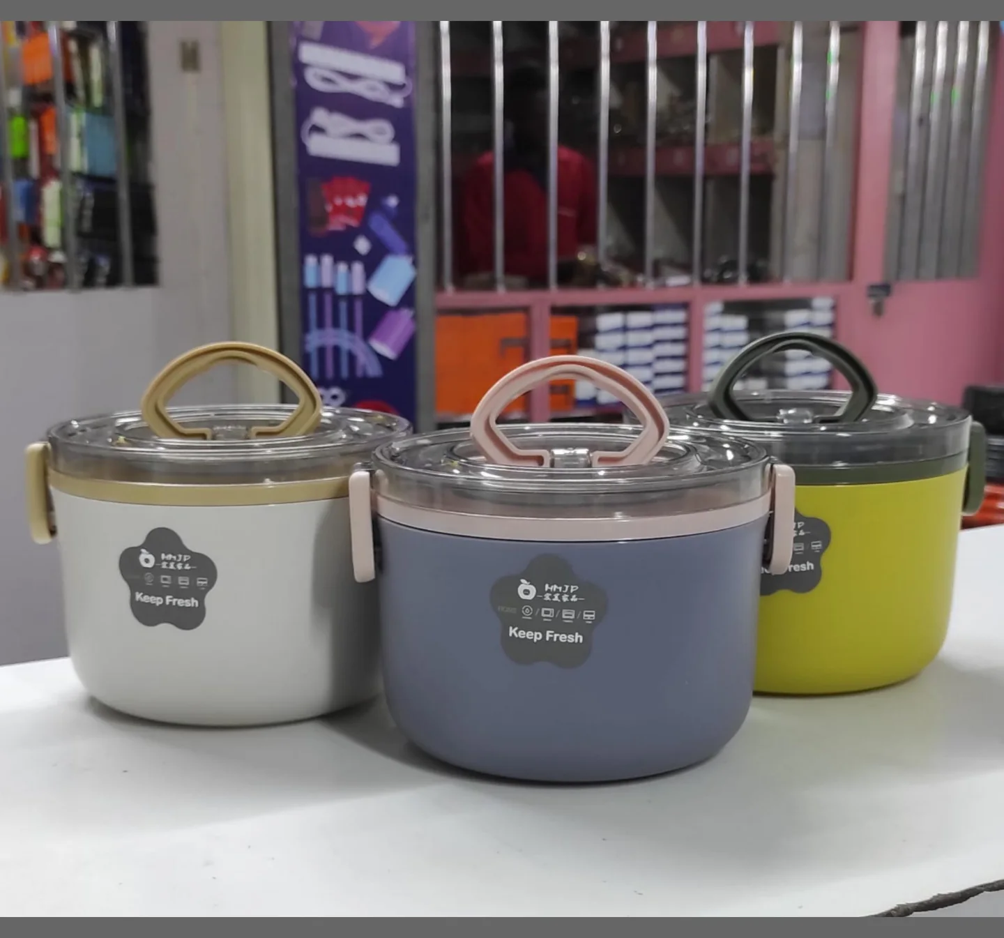 Stainless Steel Round Lunch Box - Patamore.co.ke