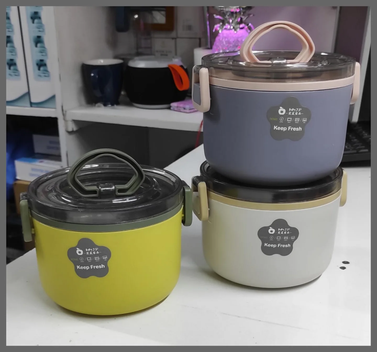 Stainless Steel Round Lunch Box - Patamore.co.ke