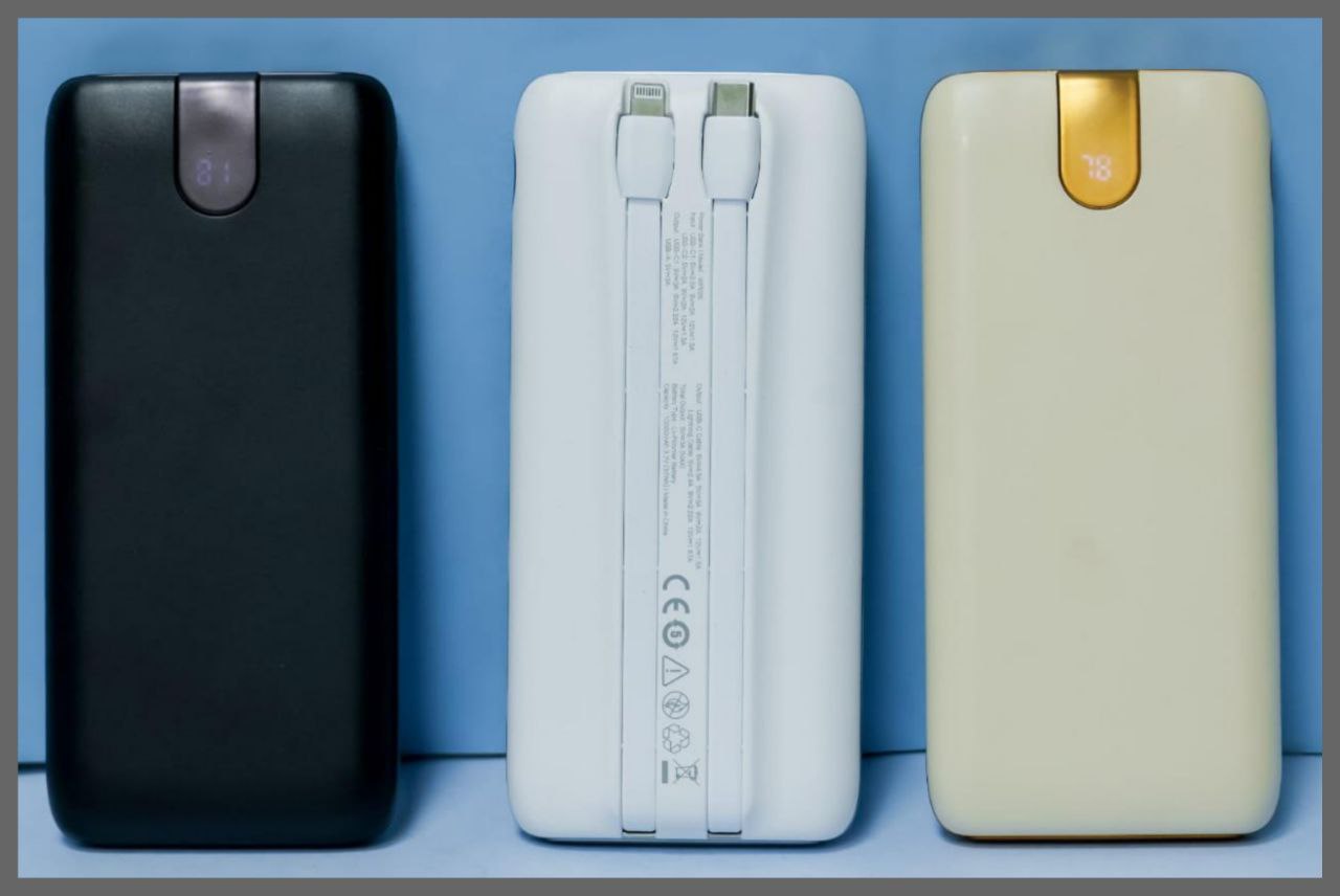 Power Bank With Inbuilt Charge Cables - Patamore.co.ke