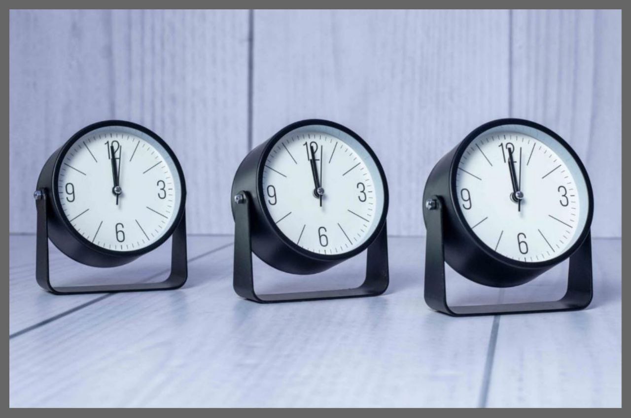 Stand Metallic Table Alarm Clock - Patamore.co.ke