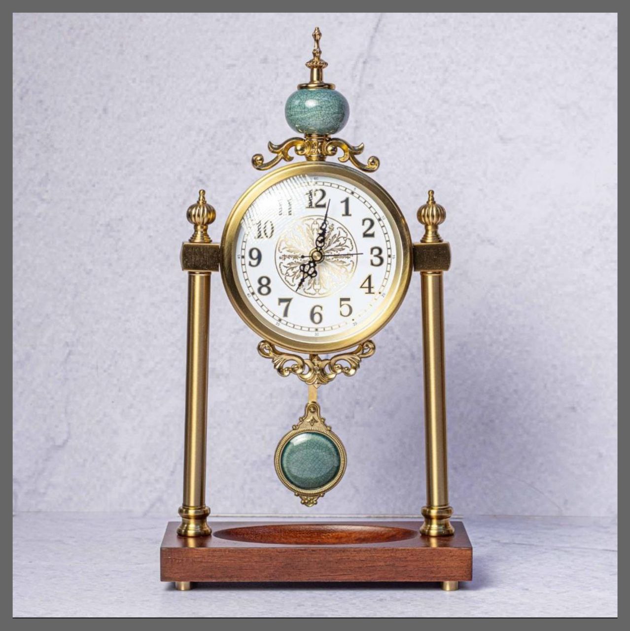 Royal Heritage Vintage Table Clock - Patamore.co.ke