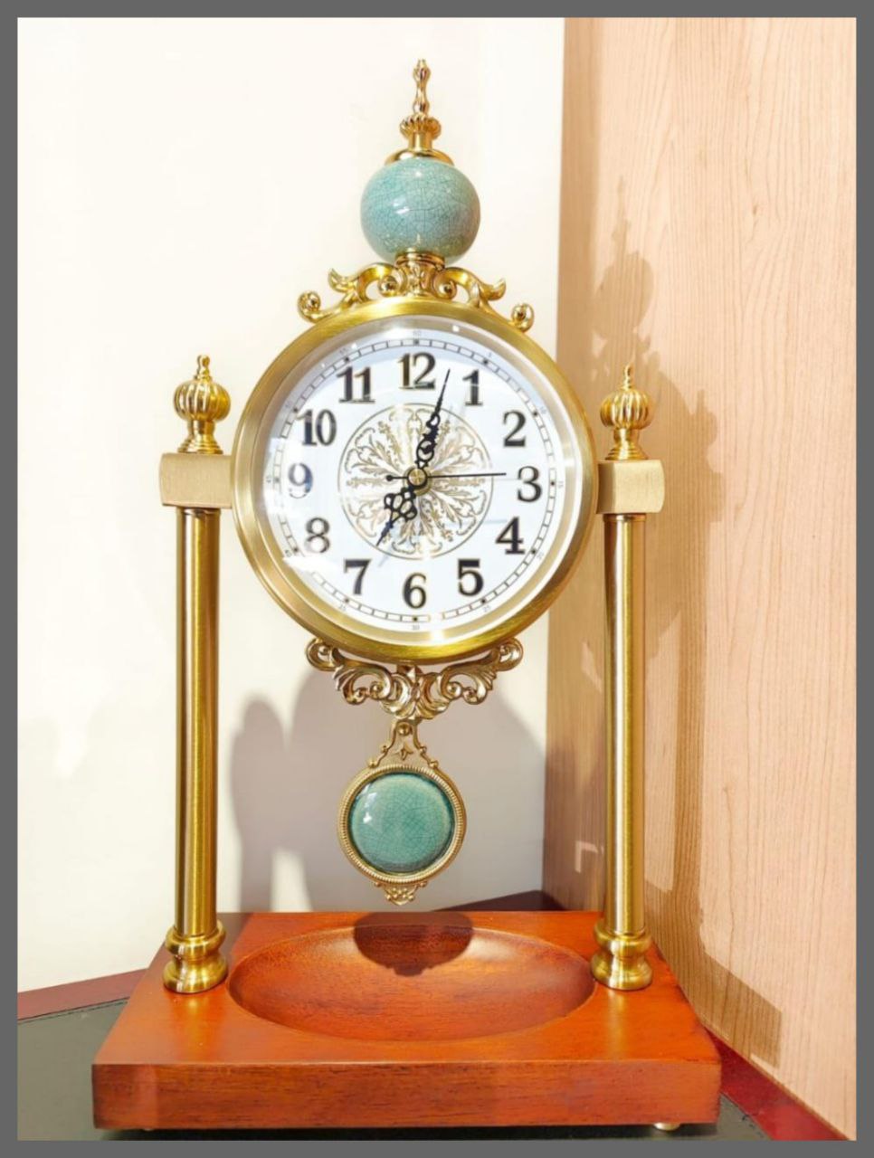 Royal Heritage Vintage Table Clock - Patamore.co.ke