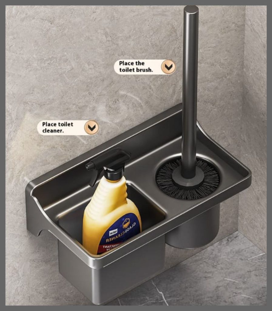 Long Handle Toilet Brush with Storage - Patamore.co.ke