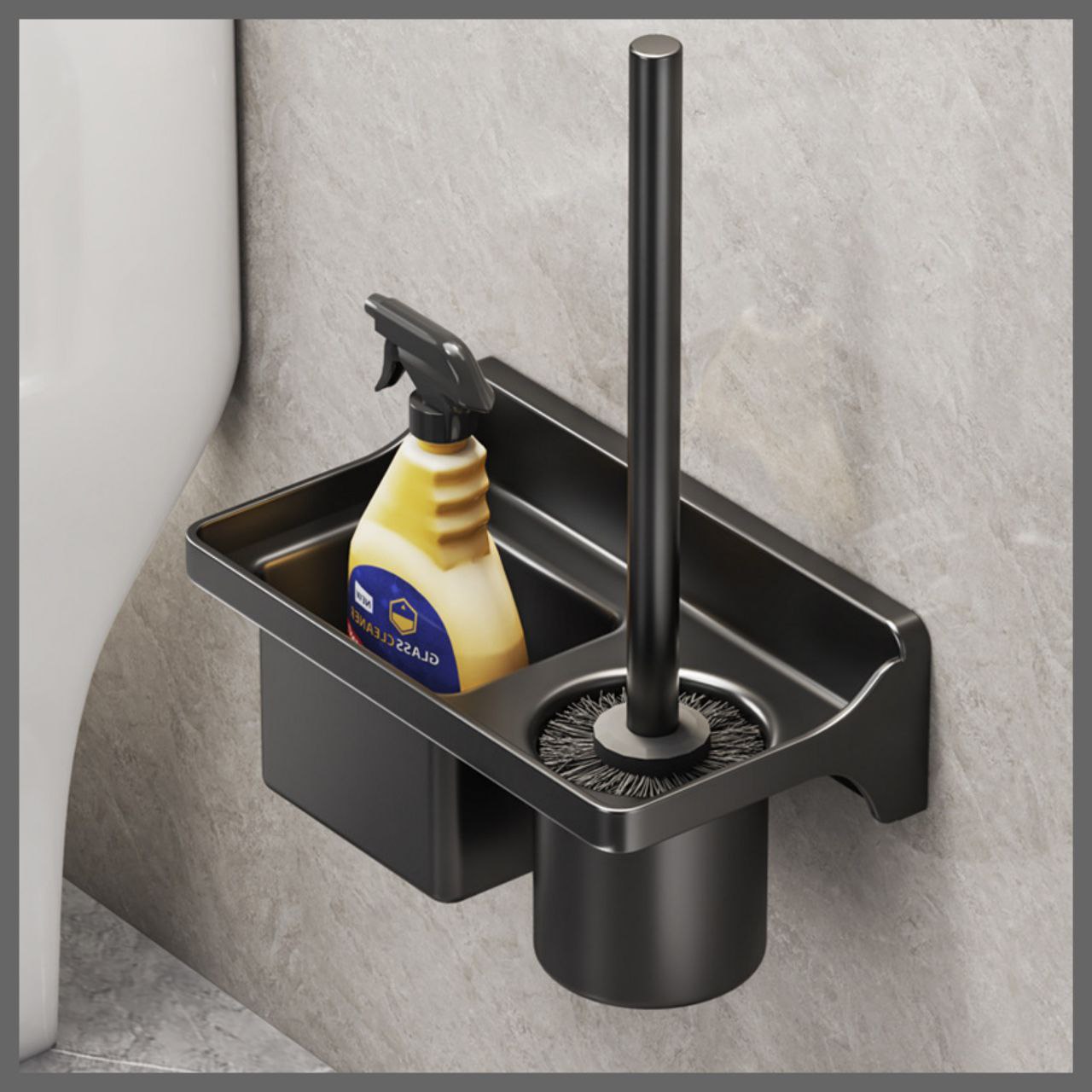 Long Handle Toilet Brush with Storage - Patamore.co.ke